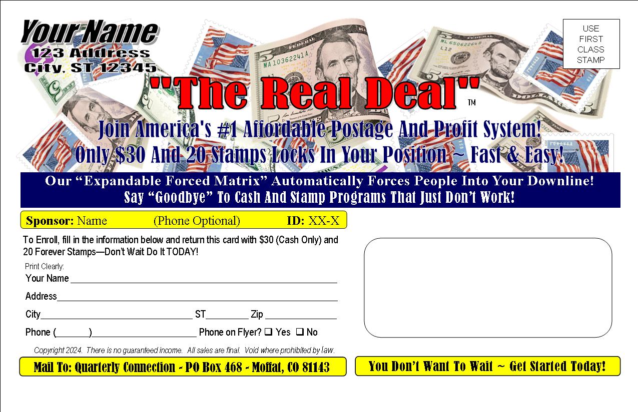 The Real Deal | QuarterlyConnection.com